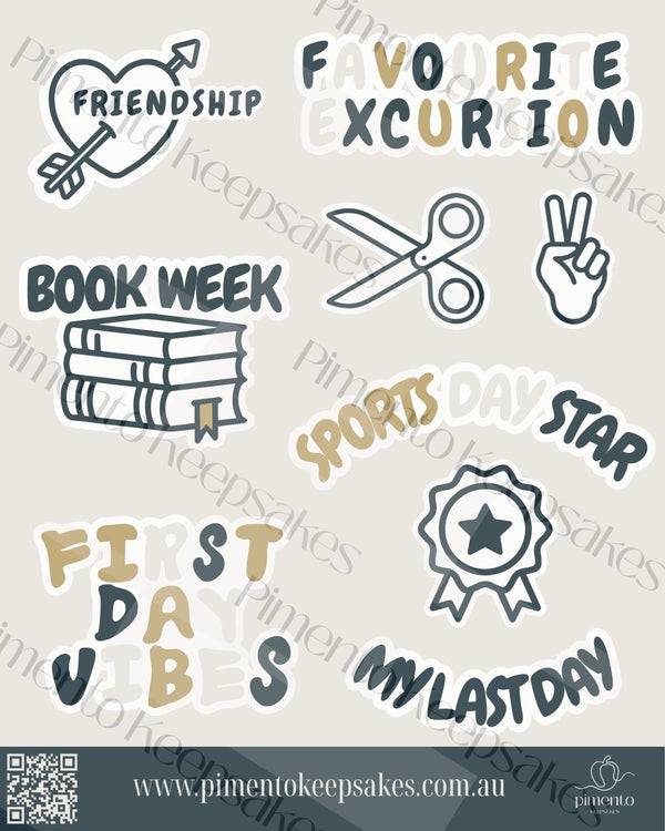 Retro Sticker Sheet – Pimento Keepsakes